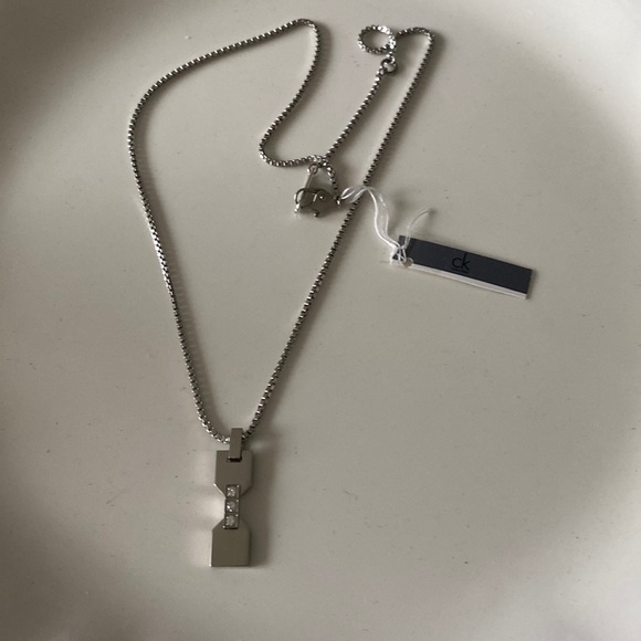 Calvin Klein | Jewelry | New Ck Calvin Klein Pendant Necklace Stainless ...